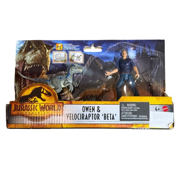 Mattel | Toys | Jurassic World Dominion Owen Velociraptor Beta Action ...